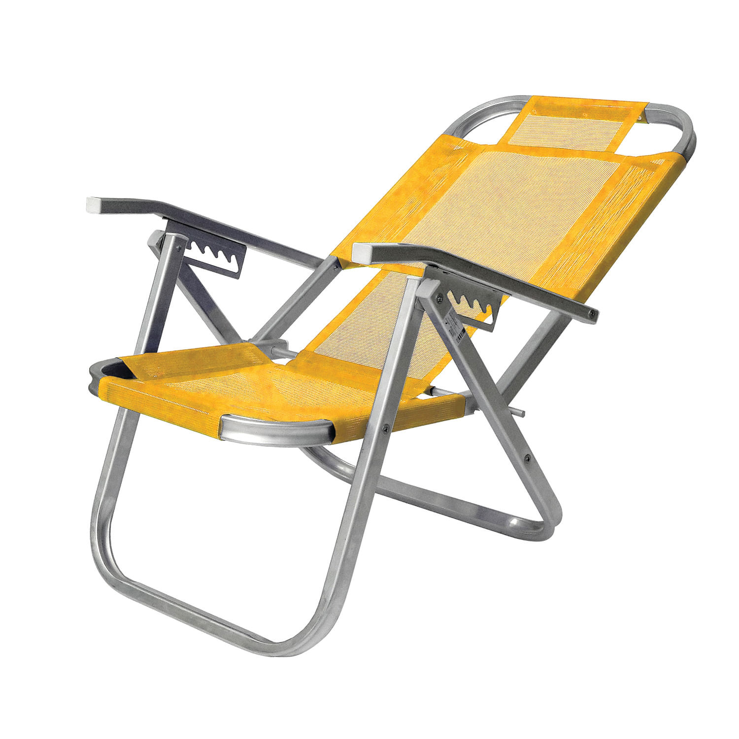 Reposera Reforzada De Aluminio 5 Posiciones - Bulonfer