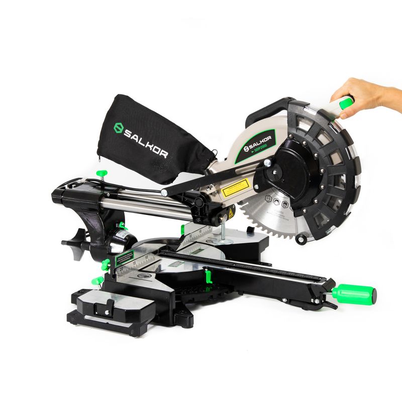 Sierra Ingletadora Deslizante 255Mm 2000W - Salkor