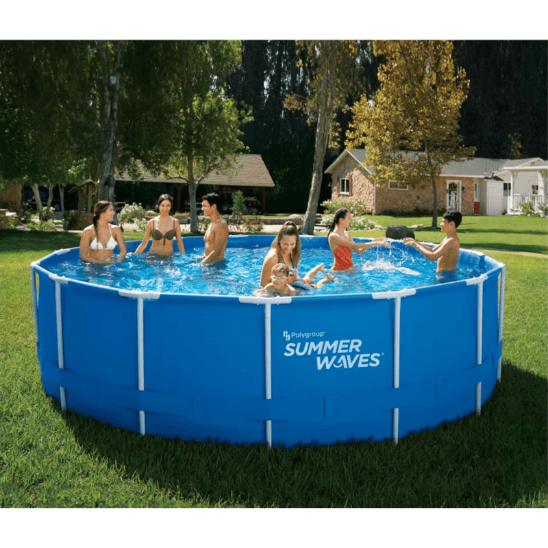 Pileta Estructural Redonda 457 x 122 Cm 17418 Litros Con Bomba y ...